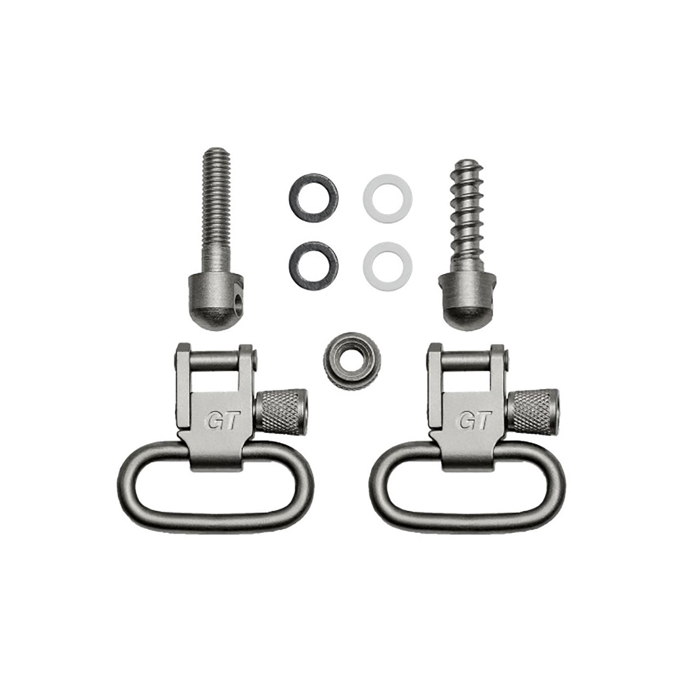 GrovTec Machine & Wood Screws Set Satin Nickel Plated - 1 Loops Pair ...