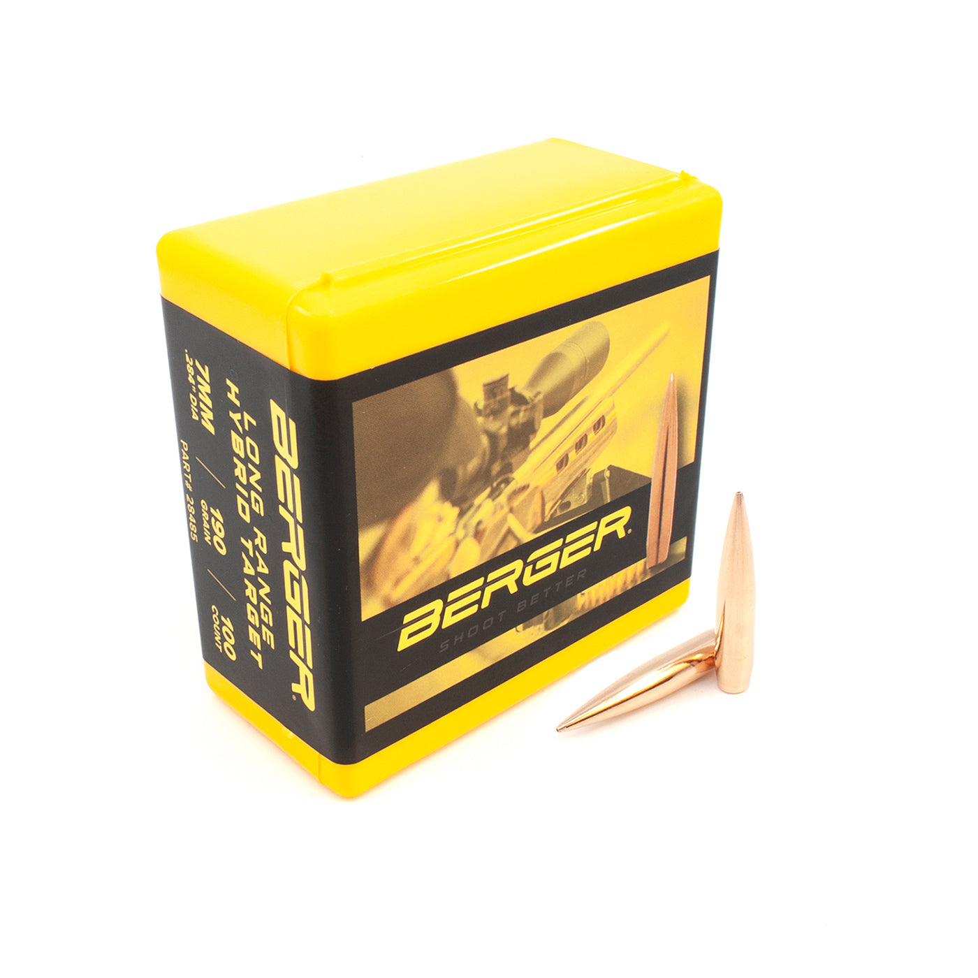 Berger 7mm 190 gr Long Range Hybrid target - 100 Projectiles – Venture ...