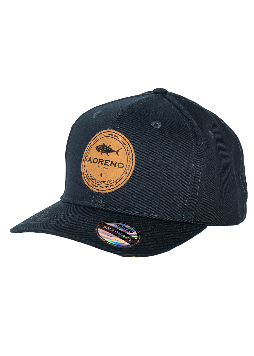 Adreno Bonza Snapback Cap - Leather Tuna Badge – Venture Hunting