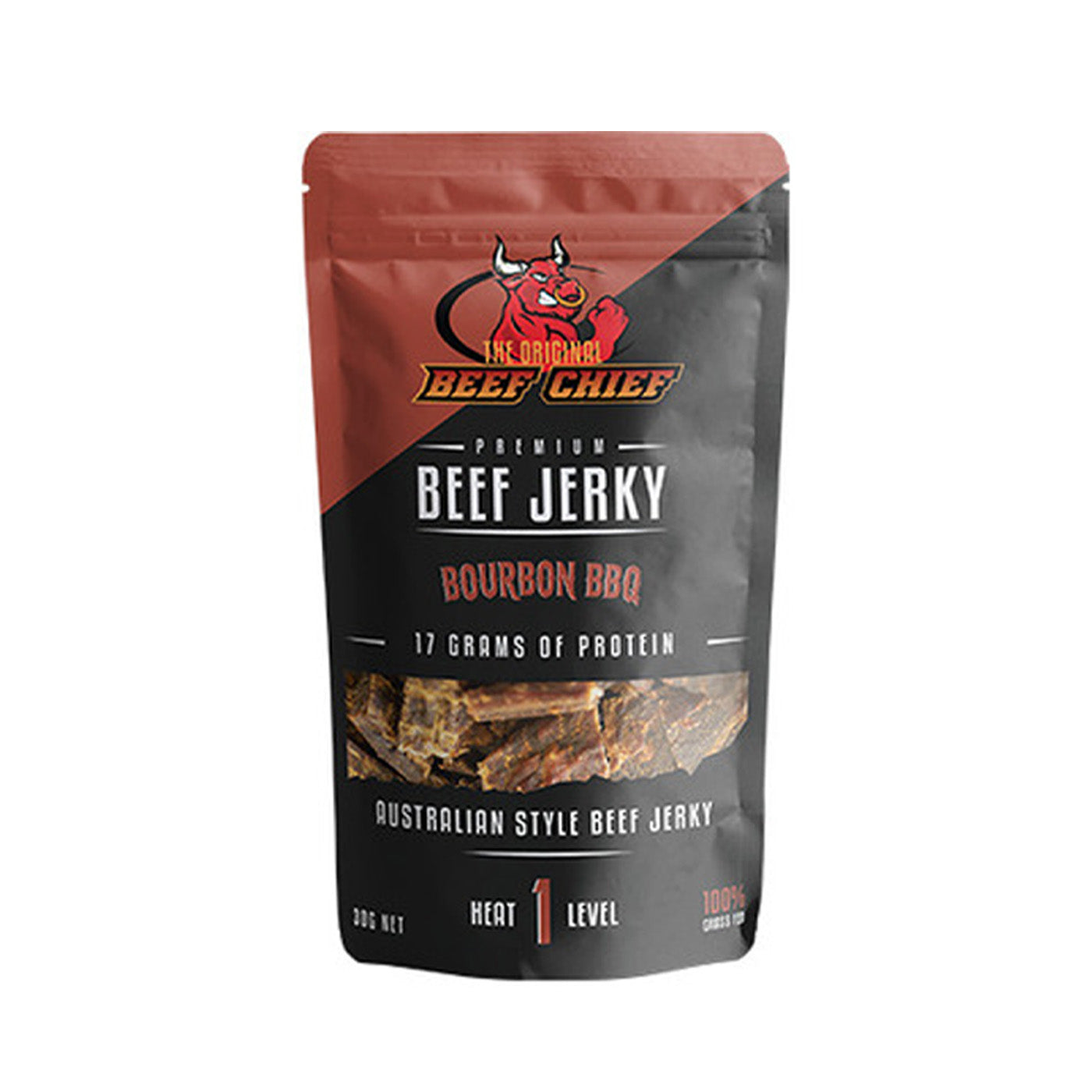 Beef Chief Bourbon BBQ Beef Jerky - 50g – Venture Hunting