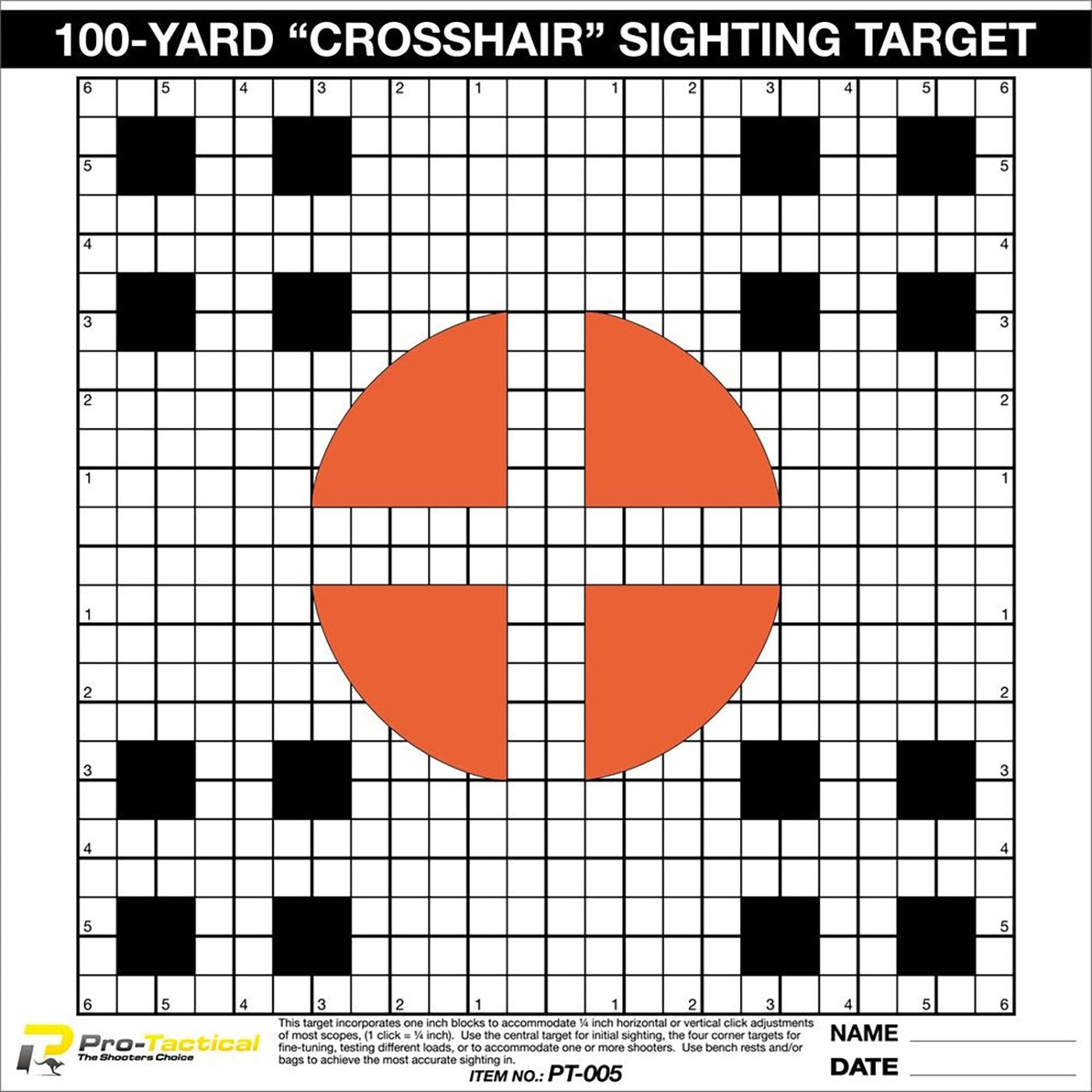 Pro-Tactical Crosshair Sighting in Target 20 pack – Venture Hunting