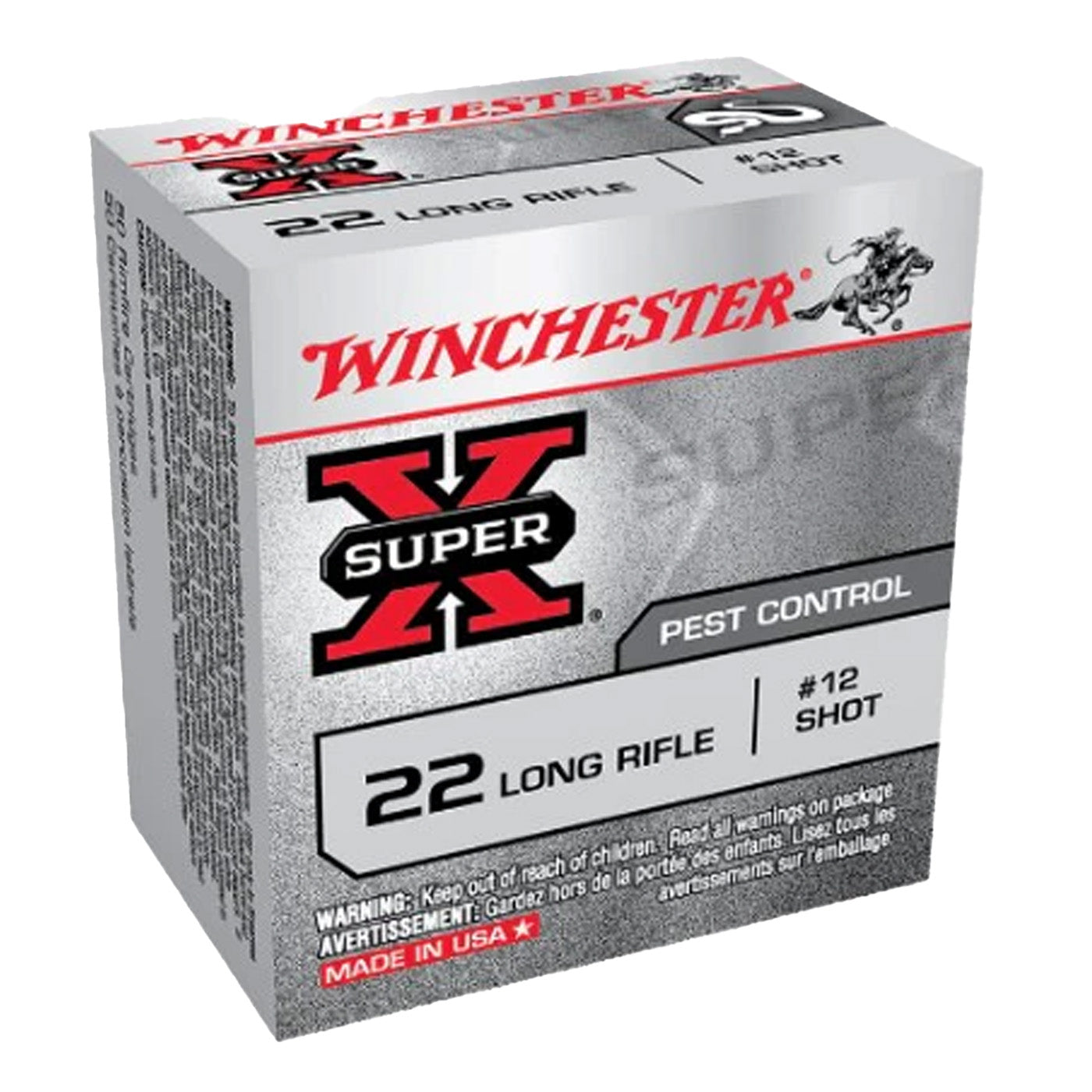 Winchester Super X Rat Shot 22LR 25GR 12 shot - 50 Rounds – Venture Hunting